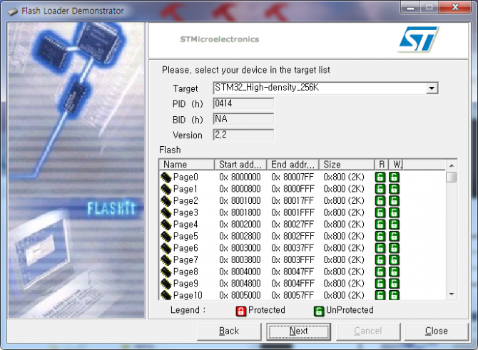 Flash Loader Demonstrator 설치 및 사용 – 화이트앳 기술문서